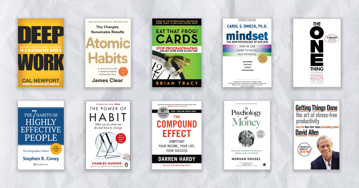 TOP 10 Productive Books - timeMaster