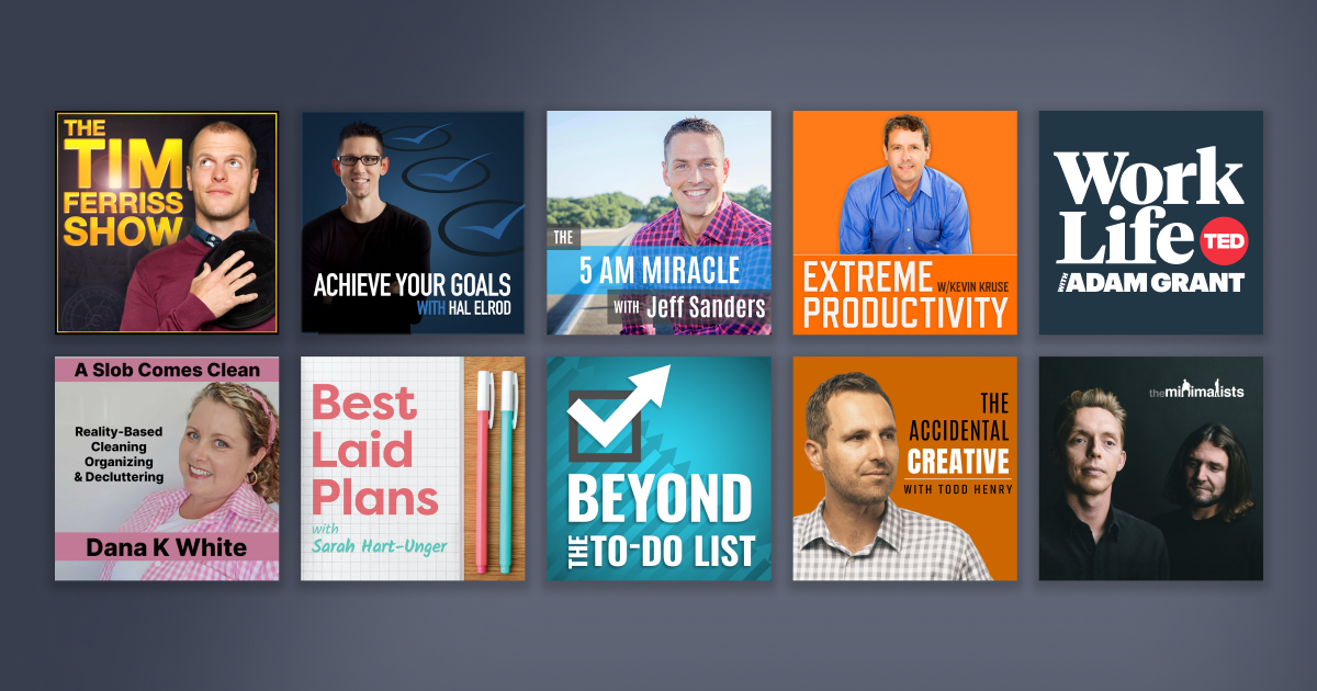 Top 10 Productivity Podcasts in 2023 - timeMaster